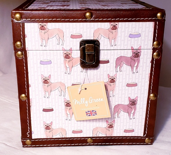 Milly Green | Storage & Organization | New Milly Green French Bulldog ...